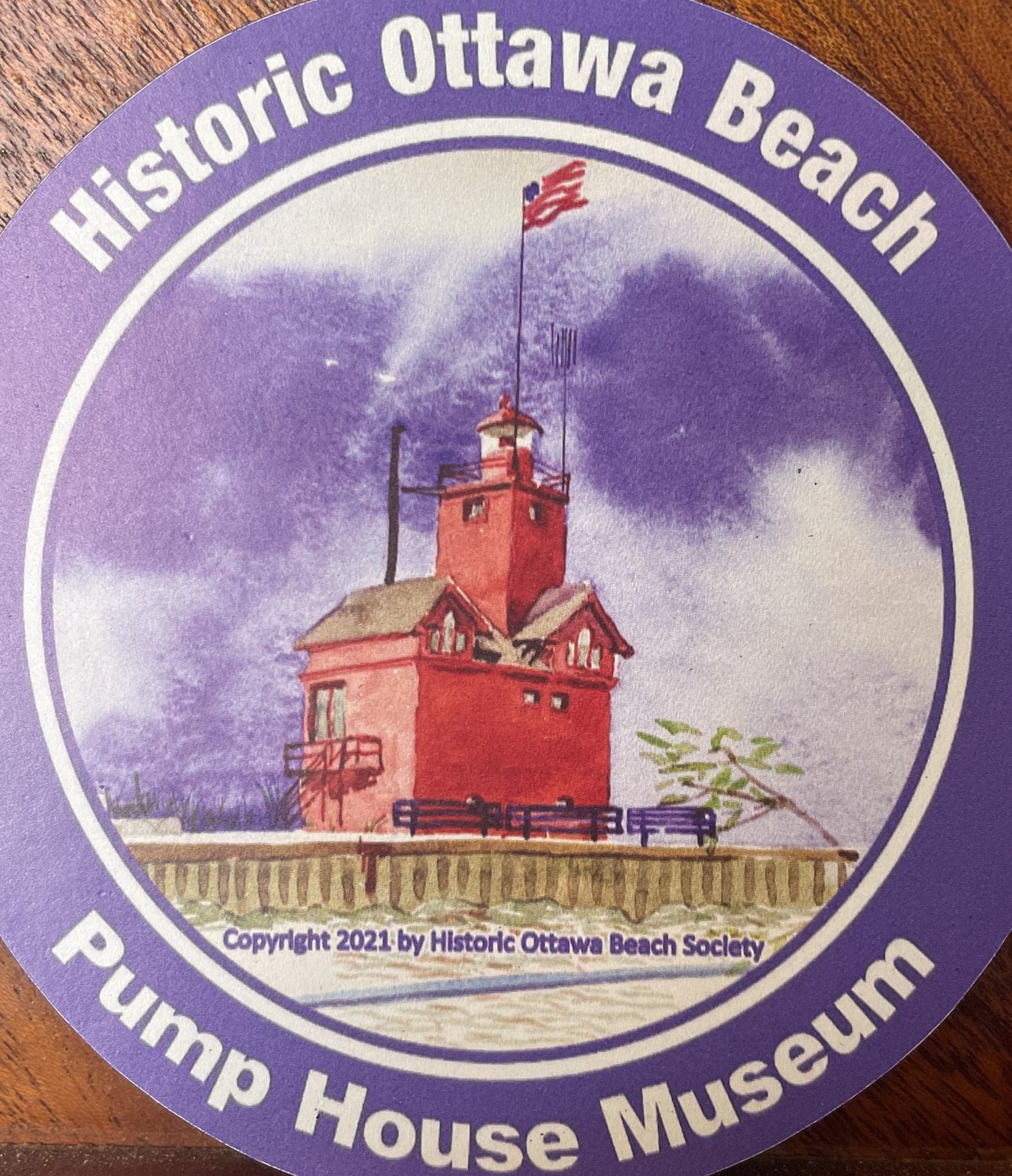 Historic Ottawa Beach Lighthouse Magnet | Historic Ottawa Beach ...